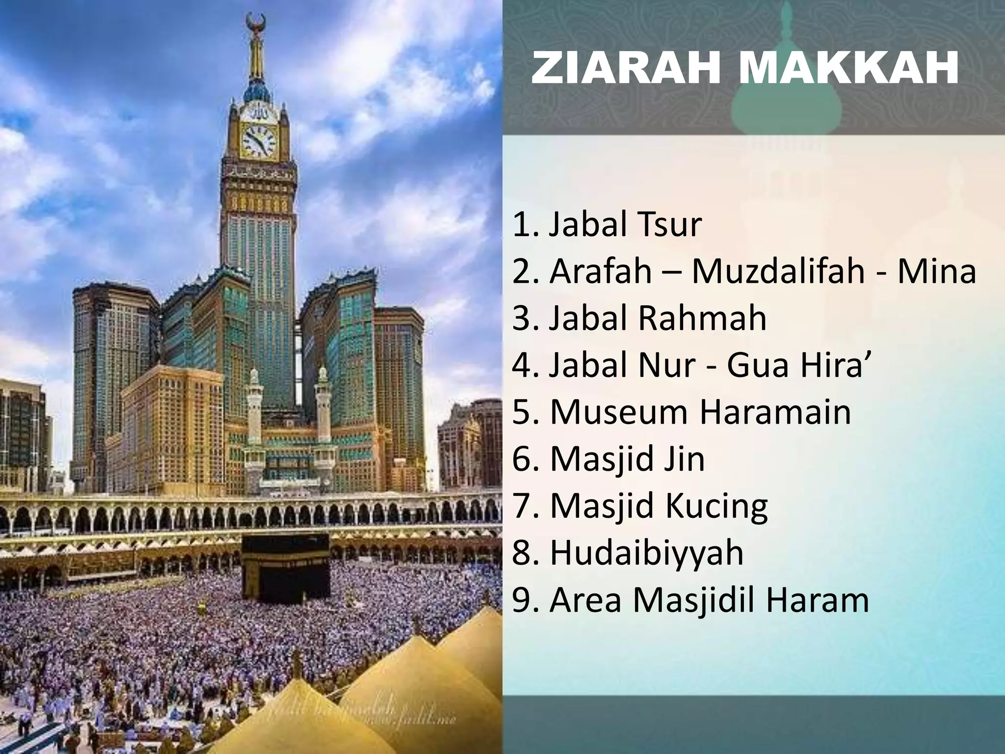 06 mengenal tempat ziarah-editted juni 2019 | PPT