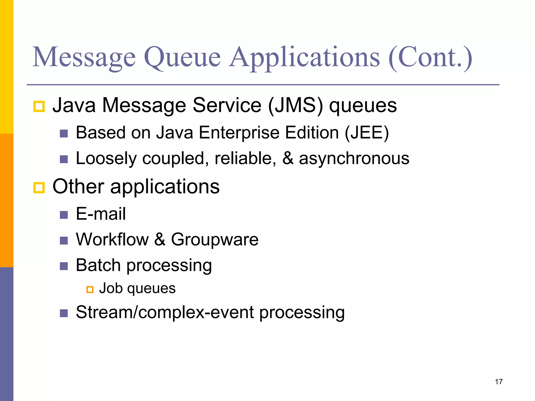 Message and Stream Oriented Communication | PPTX