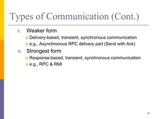 Message and Stream Oriented Communication | PPTX