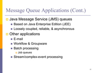 Message and Stream Oriented Communication | PPTX