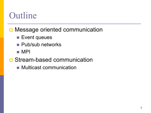 Message And Stream Oriented Communication Pptx