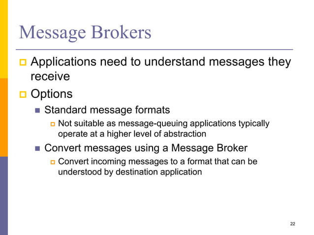 Message and Stream Oriented Communication | PPTX