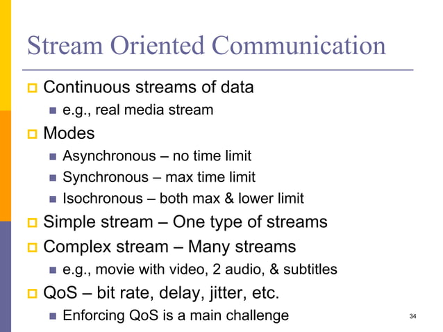 Message And Stream Oriented Communication Pptx
