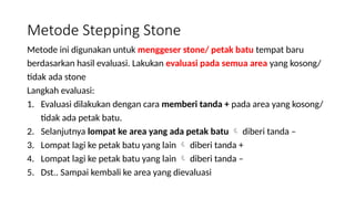 06 - Metode Stepping Stone - Step 1.pptx