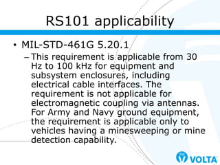MIL-STD-461G - RS | PDF