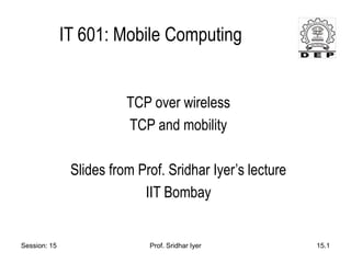 06-mobile-TCP.ppt | Computer Networking | Computing