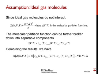 NANO266 - Lecture 6 - Molecule Properties from Quantum Mechanical Modeling | PDF