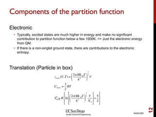 NANO266 - Lecture 6 - Molecule Properties from Quantum Mechanical Modeling | PDF
