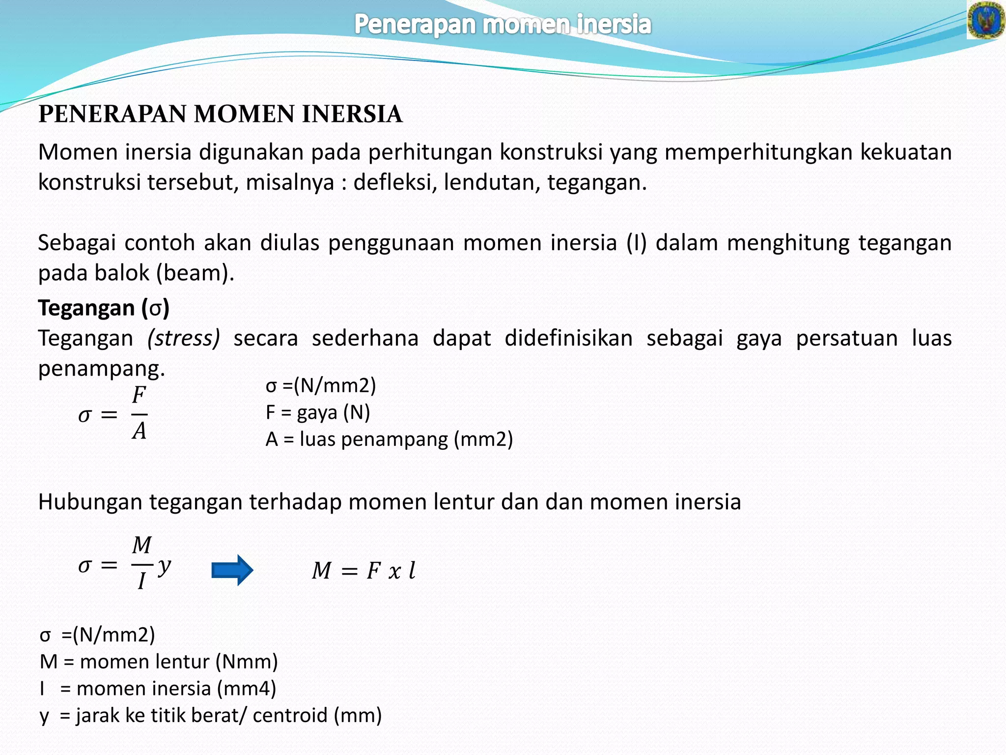 06 momen inersia 3 | PPTX