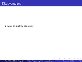 Multiple Dispatch | PPT