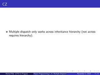 Multiple Dispatch | PPT