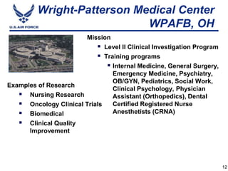 COBRA/Omnibus 4 Industry Day 2016- Air Force Clinical Investigation ...