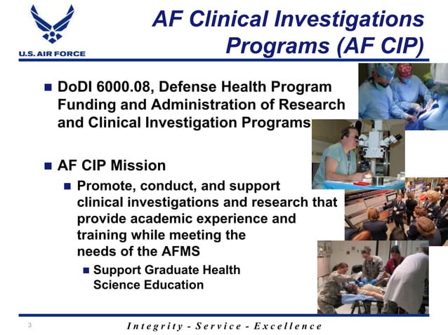 COBRA/Omnibus 4 Industry Day 2016- Air Force Clinical Investigation ...