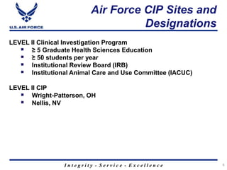 COBRA/Omnibus 4 Industry Day 2016- Air Force Clinical Investigation ...