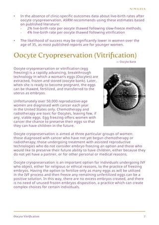 Oocyte Vitrification: A Comprehensive Guide | PDF
