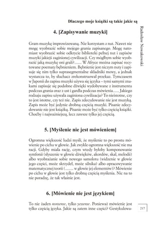 Radosław Nowakowski „Dlaczego moje książki są takie jakie są” | PDF