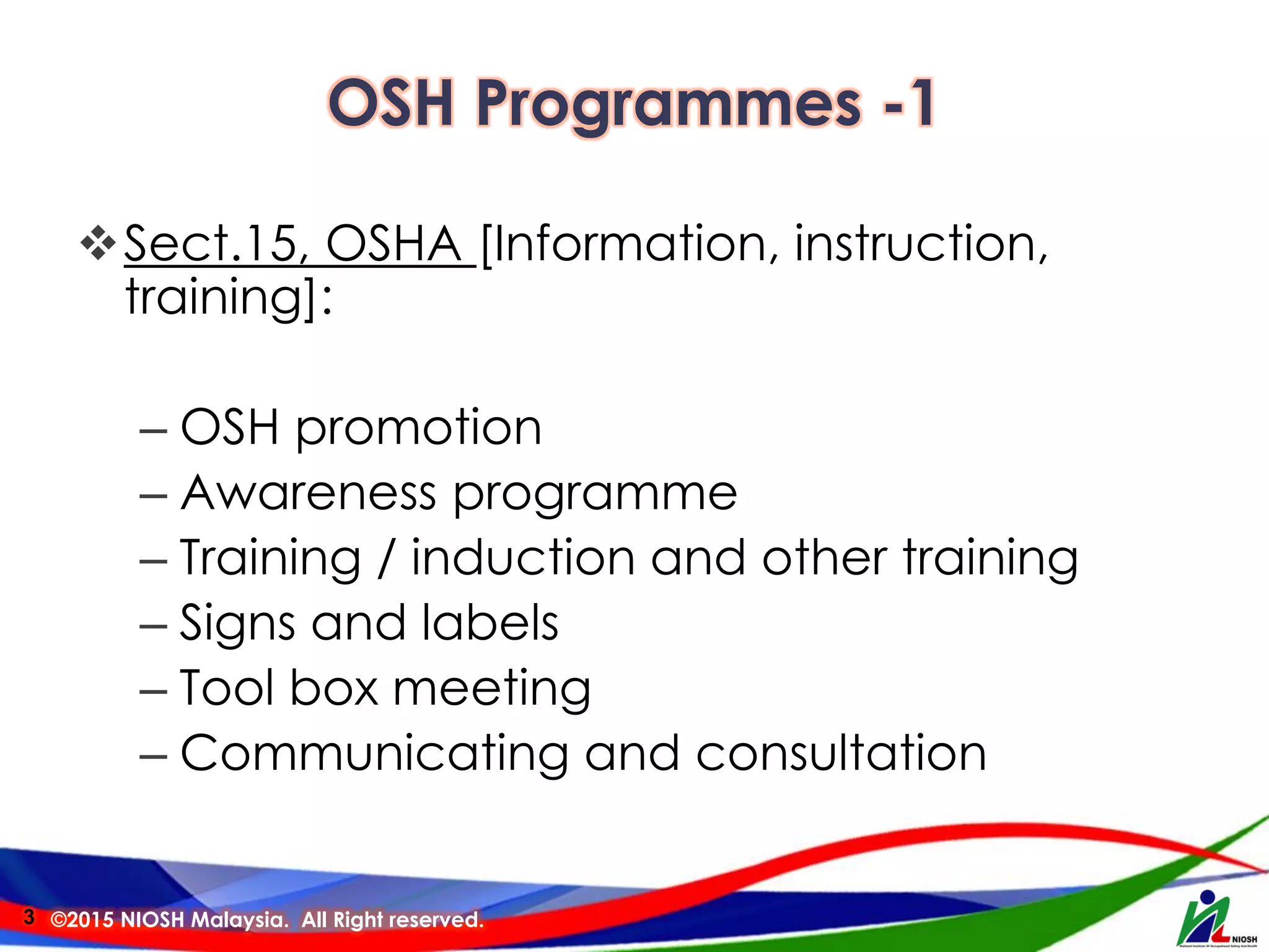 06-OSH_Programme.pdf | Human Resources | Business