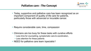 PALLIATIVE CARE ONCOVISION PPT for students | PPTX
