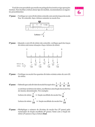 06. paquímetro sistema inglês | PDF