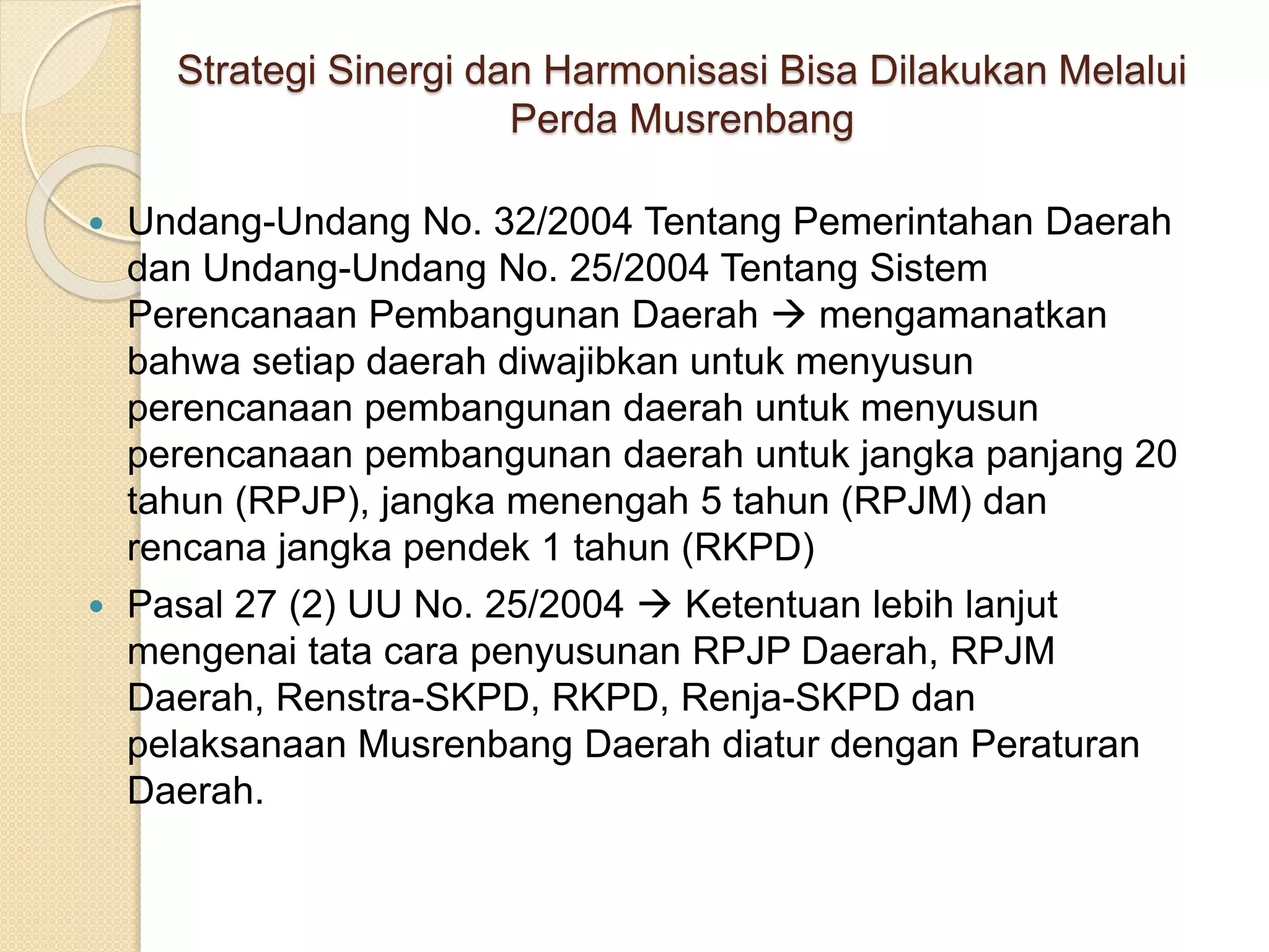 06 pb sinergi mekanisme pernecanaan program pnpm dgn musrembang-by ...