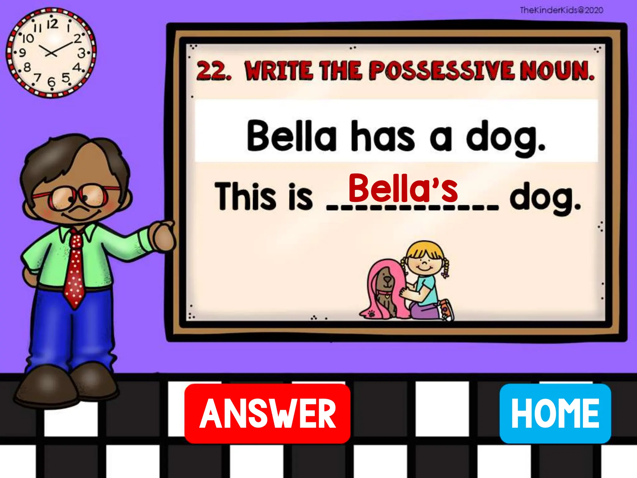 Possessive Nouns PowerPoint Game Grade x | PPTX