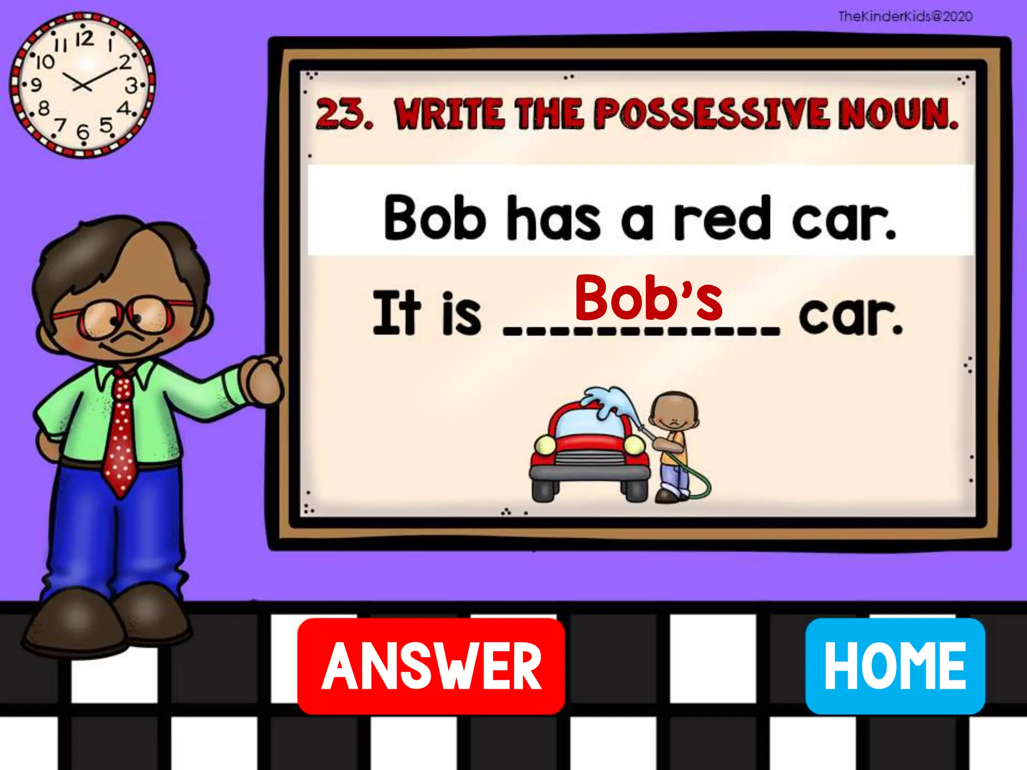 Possessive Nouns PowerPoint Game Grade x | PPTX