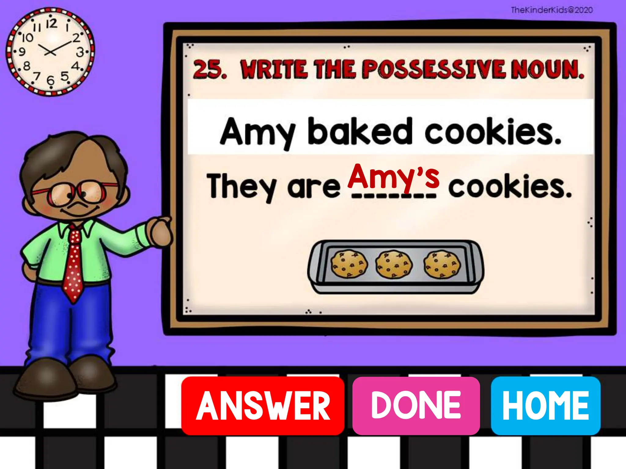 Possessive Nouns PowerPoint Game Grade x | PPTX