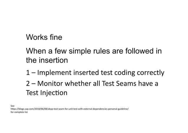 A new Test Tool in SAP Circuit Diagram for Code: SAP ABAP Test Seams ...