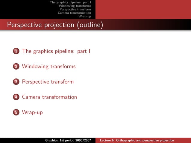 06 projection.slides (1) | PDF
