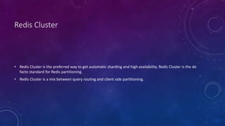Redis - Partitioning | PPTX
