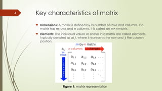 Strassen's Matrix Multiplication divide and conquere algorithm | PPTX