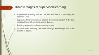 Supervised and Unsupervised Machine learning | PPTX