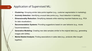 Supervised and Unsupervised Machine learning | PPTX