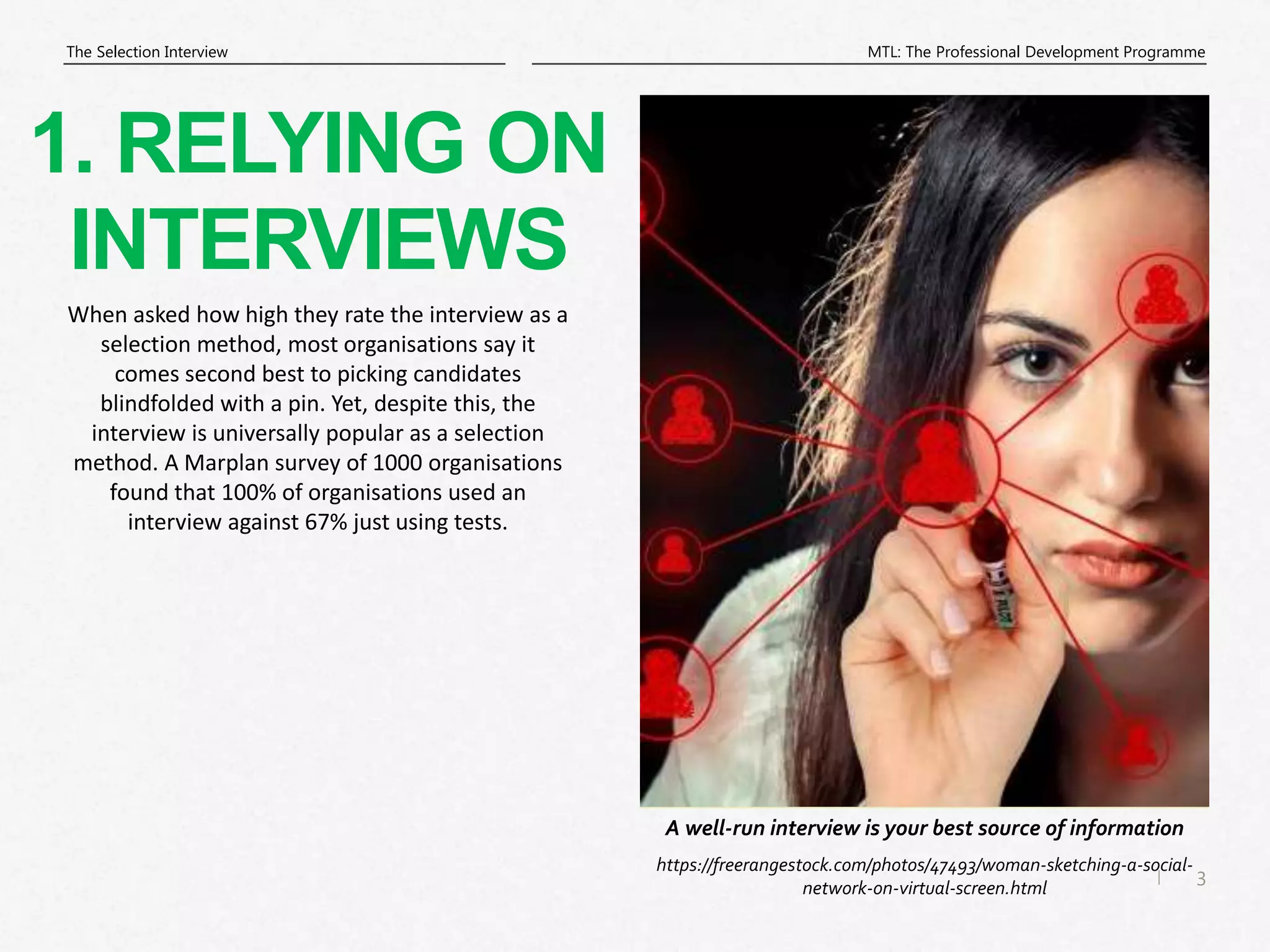 The Selection Interview | PPTX