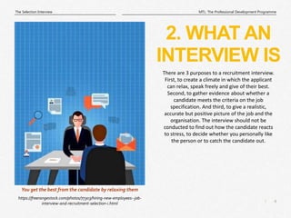 The Selection Interview | PPTX