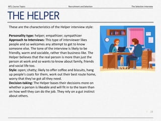 The Selection Interview | PPT