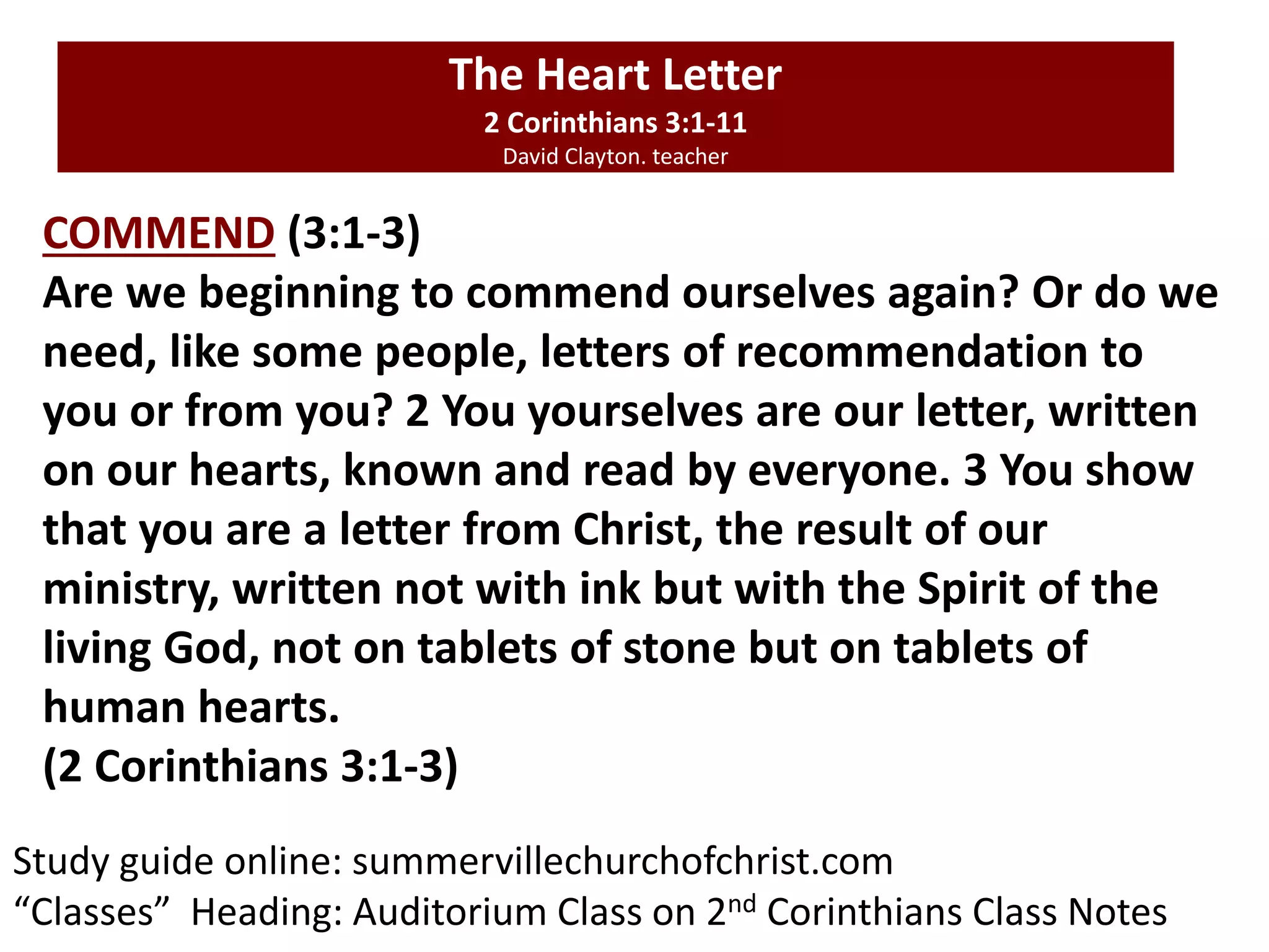 06 the heart letter | PPTX