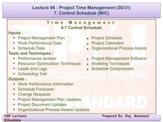 PMP Preparation - 06 Time Management | PPTX