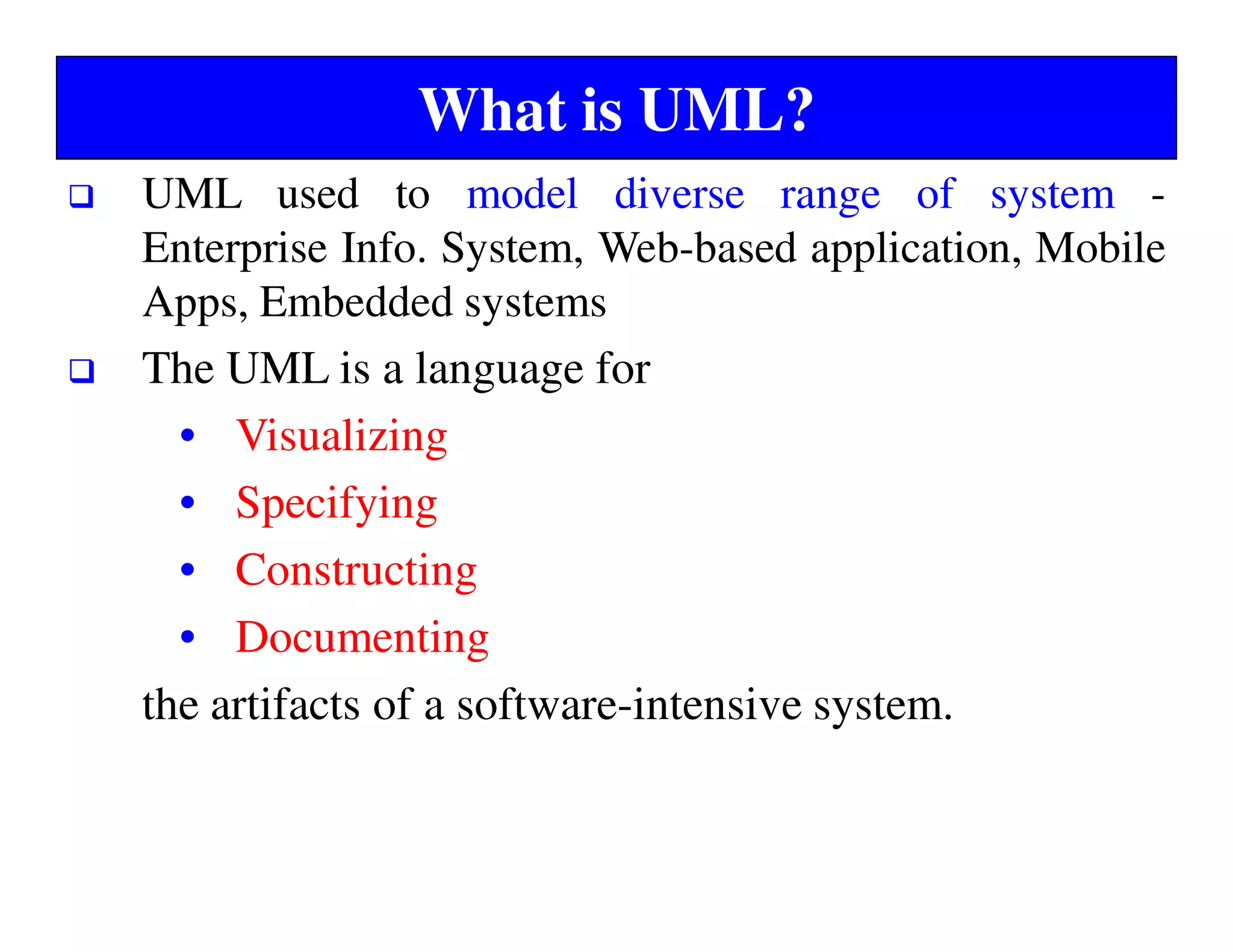 UNIFIED MODELING LANGUAGE | PDF