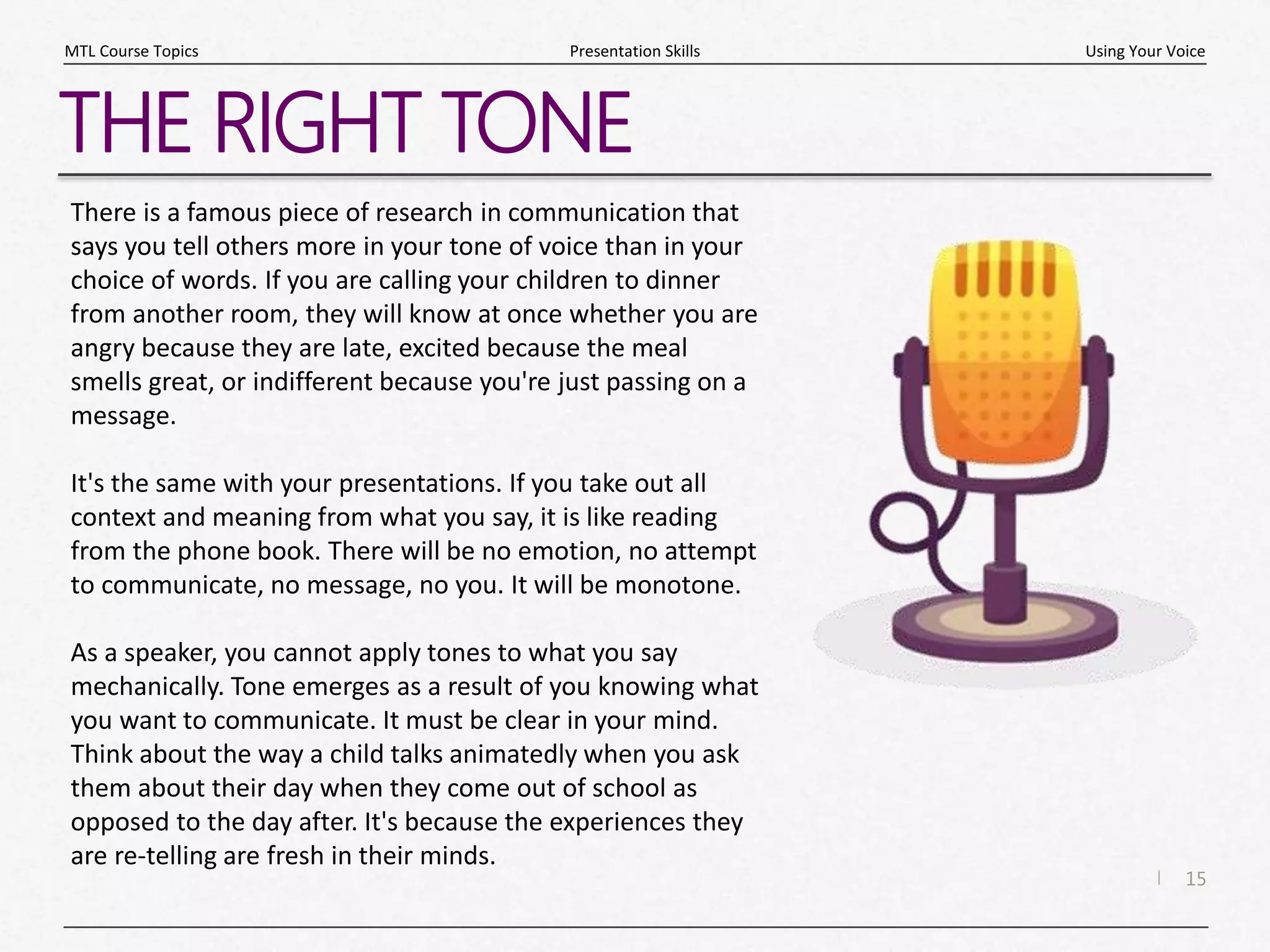 Using Your Voice | PPTX