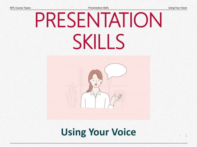 Using Your Voice | PPT