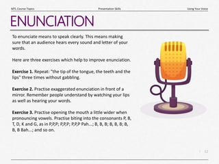 Using Your Voice | PPTX