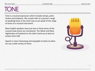 Using Your Voice | PPTX