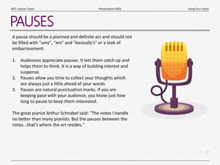 Using Your Voice | PPTX