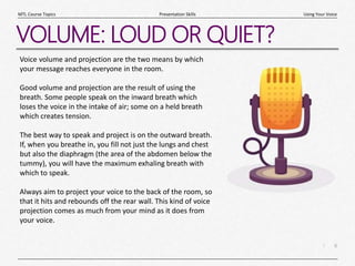 Using Your Voice | PPTX