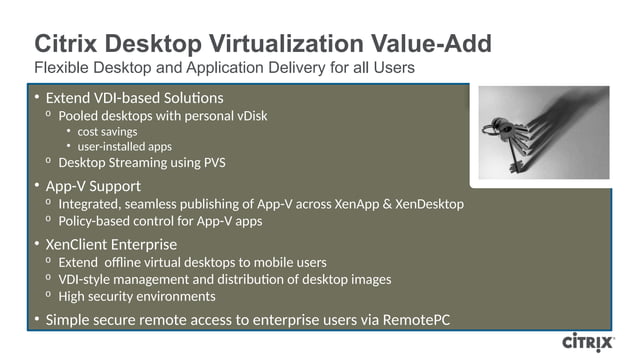 VDI-Citrix Solution comparison Presentation.pptx | Operating Systems | Computer Software and ...