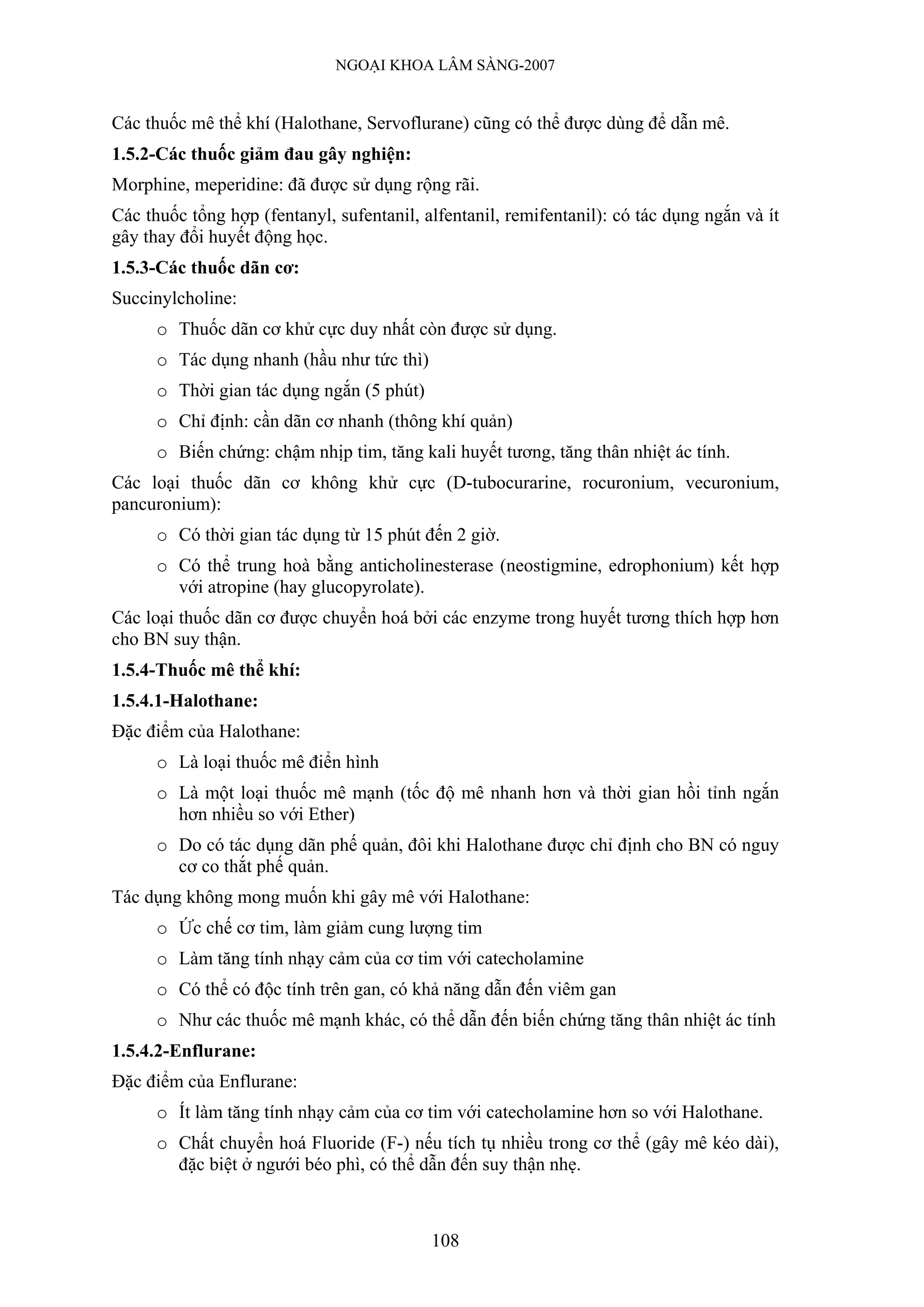 Vô cảm trong ngoại khoa | PDF