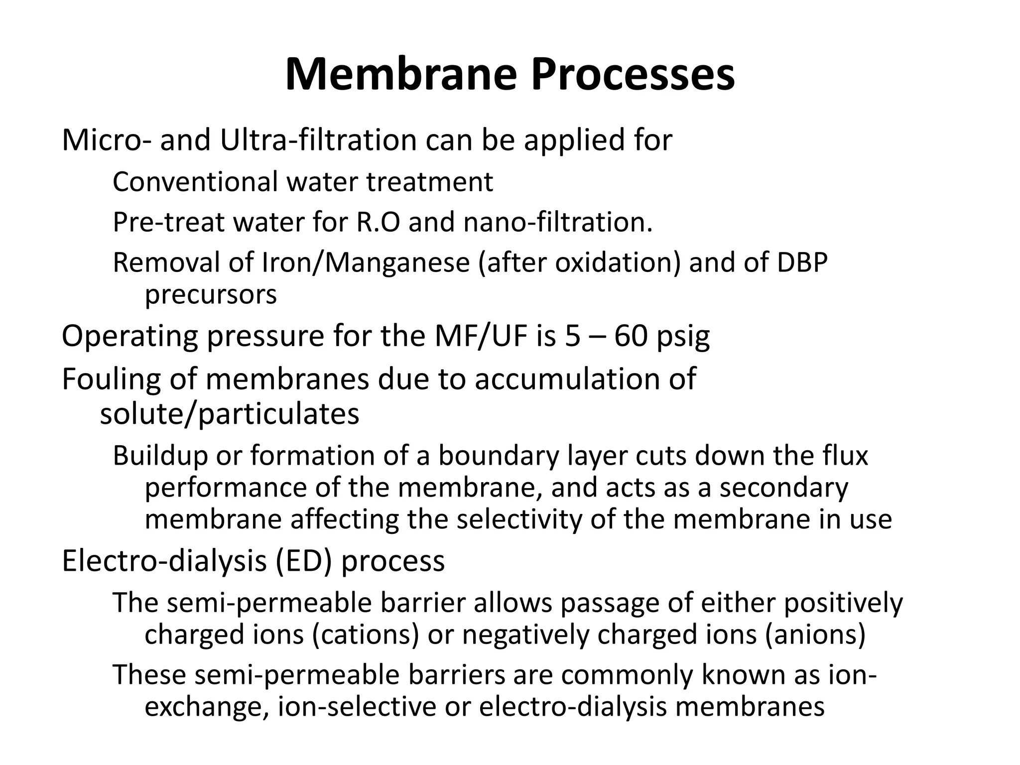 06 water treatment overview | PPT
