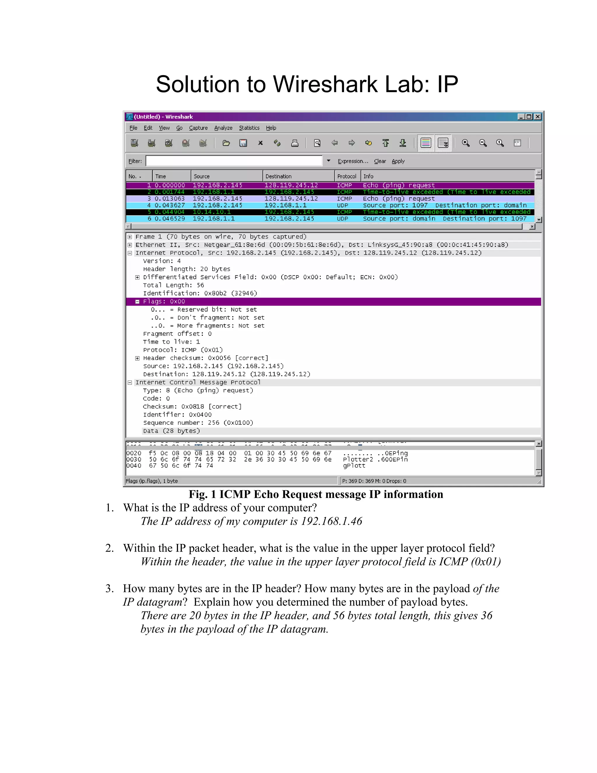 06 wireshark ip-solution_july_22 | PDF | Computer Networking | Computing