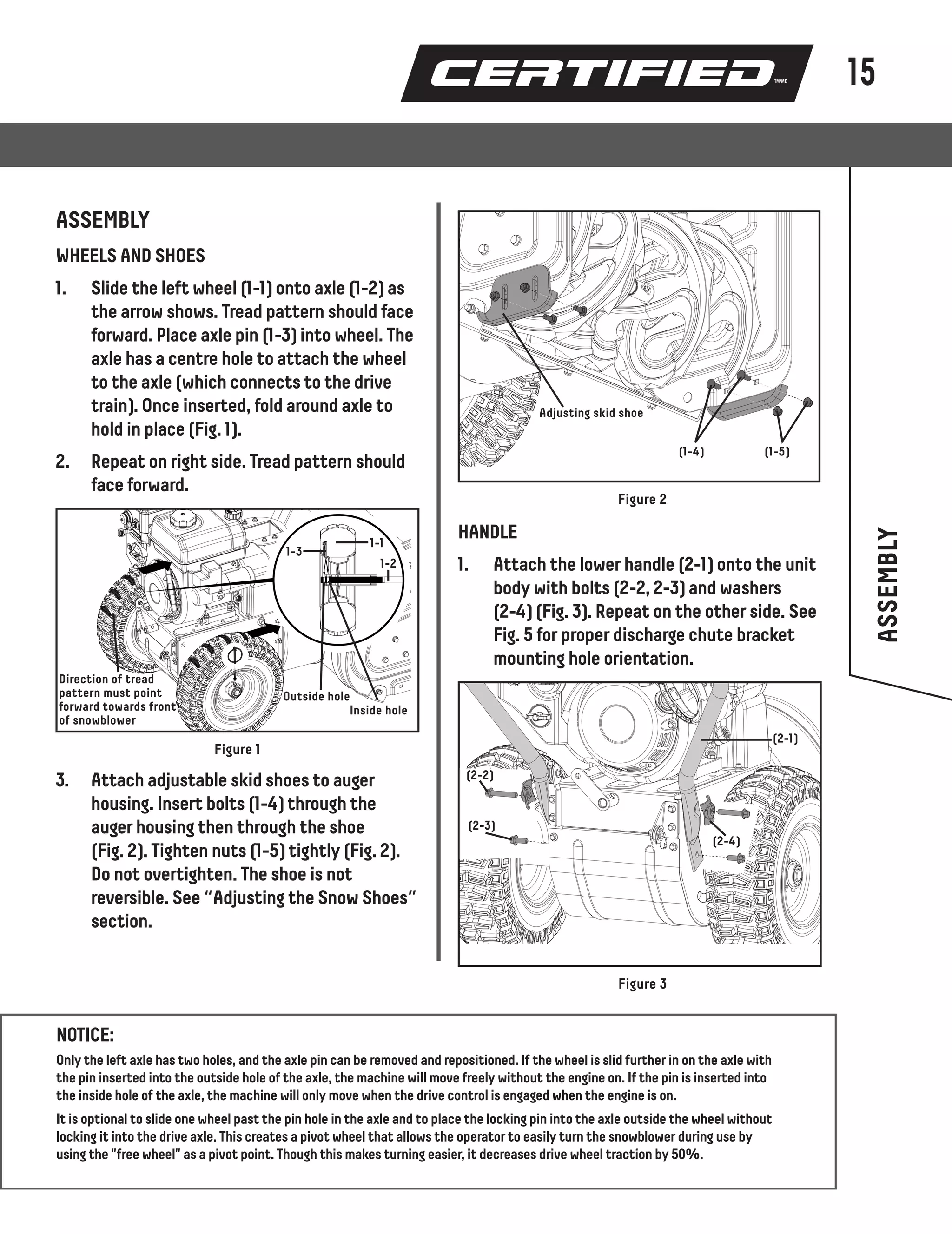 Certified Snowblower 060 3740-6 instruction manual en | PDF
